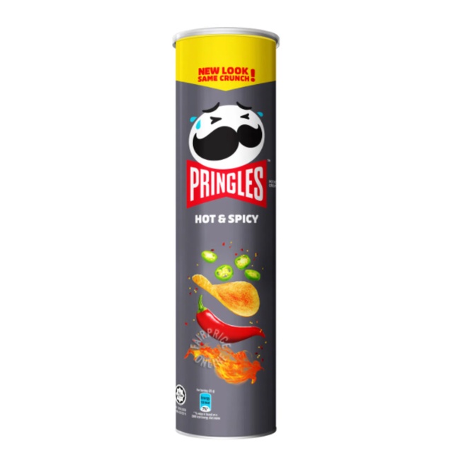 Pringles Potato Crips Hot & Spicy Flavour 102gm | Shopee Malaysia