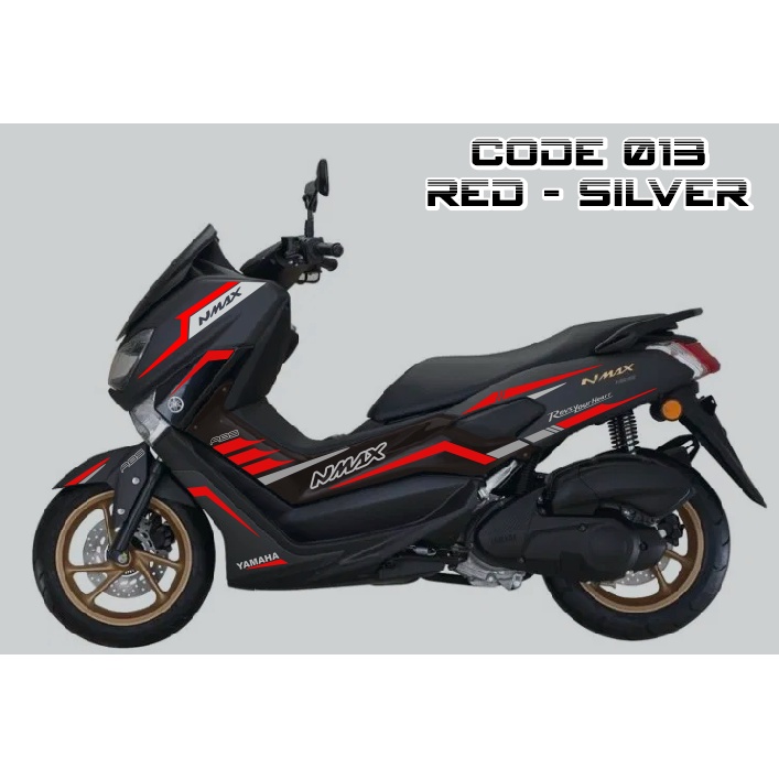 HITAM Old NMAX CUTTING Sticker Black BODY+FREE NMAX Rim Sticker Package ...