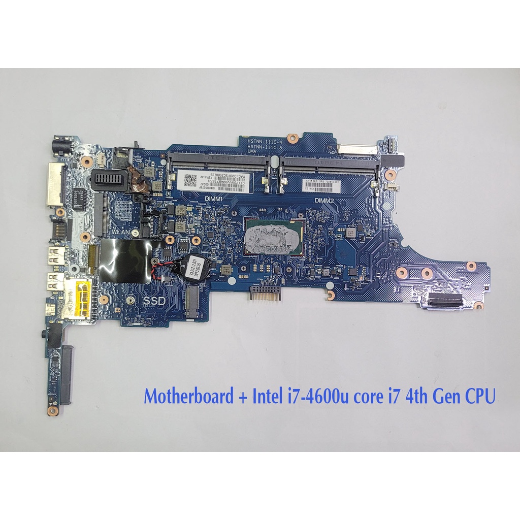 Original HP EliteBook 840 G1 Motherboard Mainboard with Intel i5-4300u ...