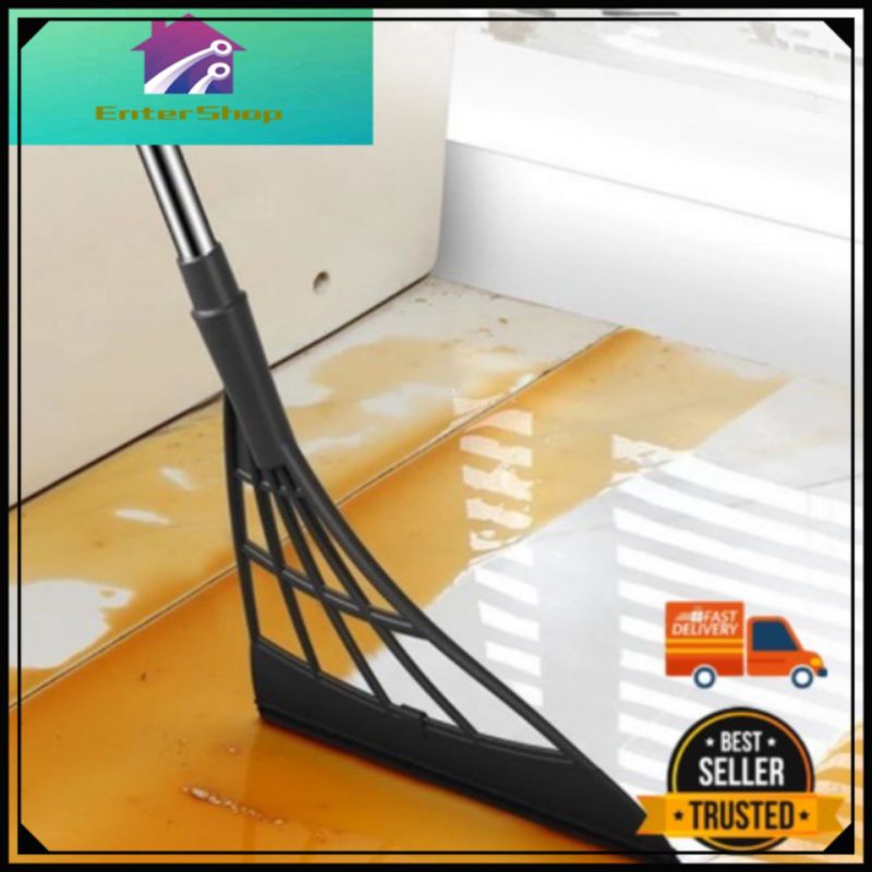 (Ready Stock) Dual Use Broom Floor Window Wiper Scraper Detachable Long ...