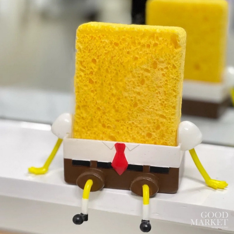SpongeBob SquarePants Drain Rack Soap Box Washdishing Sponge Rack ...
