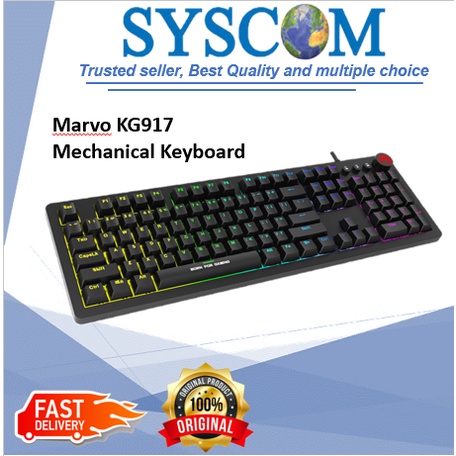 Marvo KG917 Mechanical Keyboard - Outemu Blue | Shopee Malaysia
