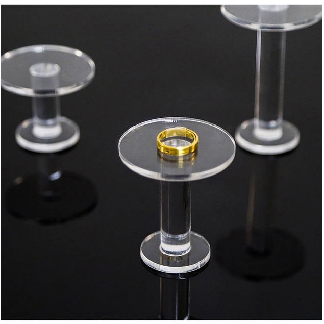 (Acrylic) Mica Shelf / Rack Displays Ring Jewelry, Earrings, Many Sizes ...