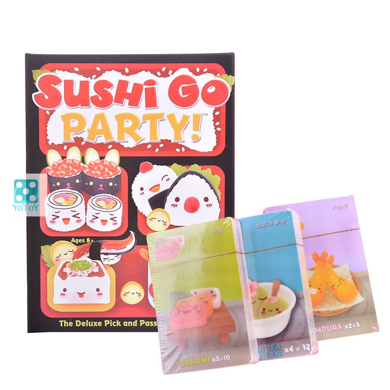 Sushi Go party card game set! (Large Box English version) Super attractive entertaining culinary ...