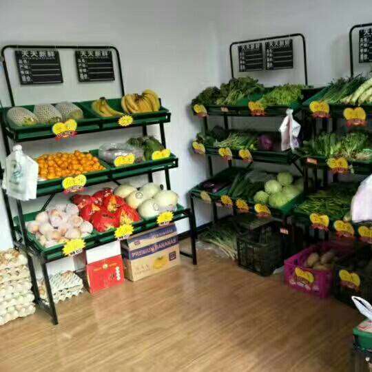 Supermarket Shelf Fruit Shelf Vegetable Shelf Multi-Layer Shelf Display ...