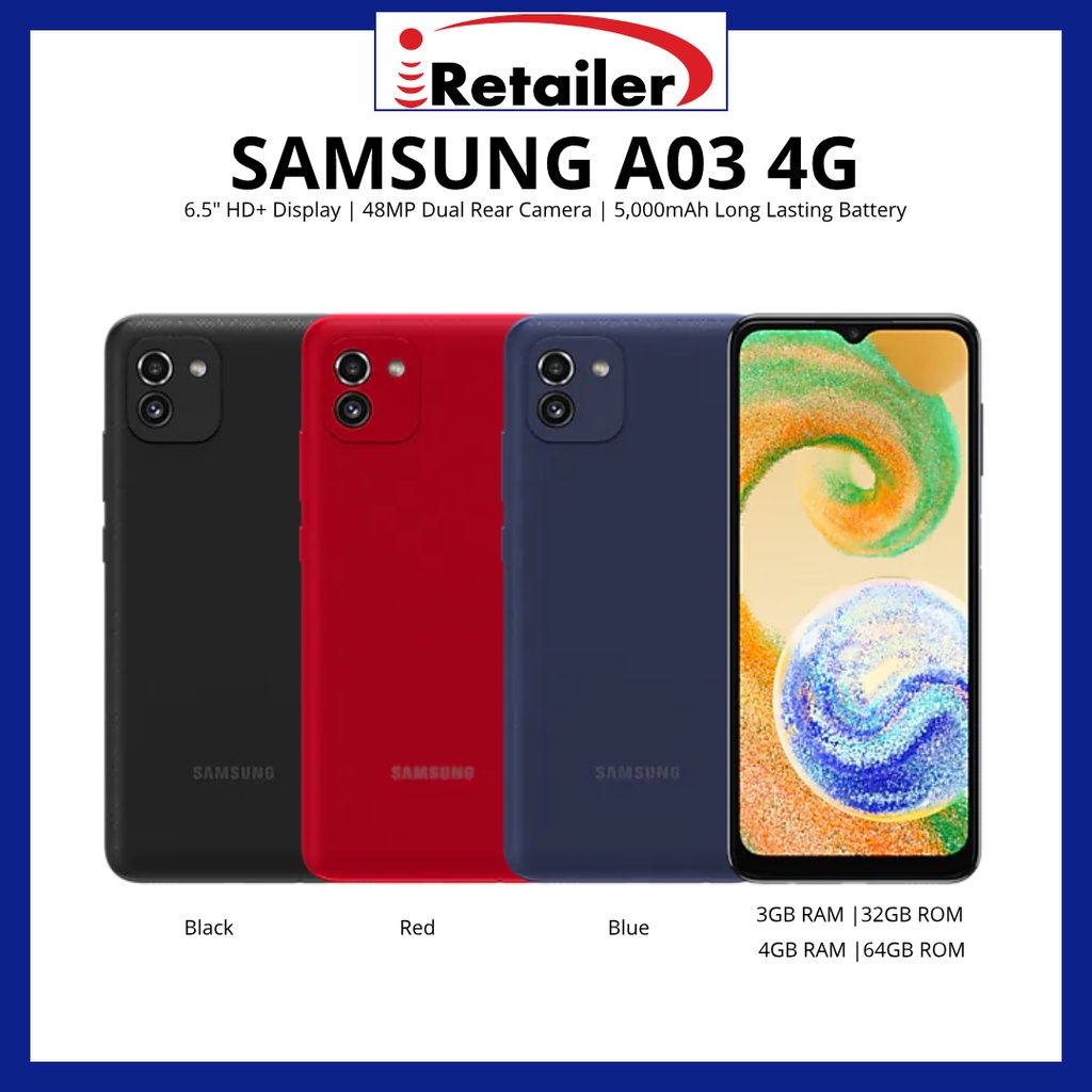 Samsung Galaxy A03/A03s 4G (6.5" LCD Display | 5,000mAh Battery ) 100% ...