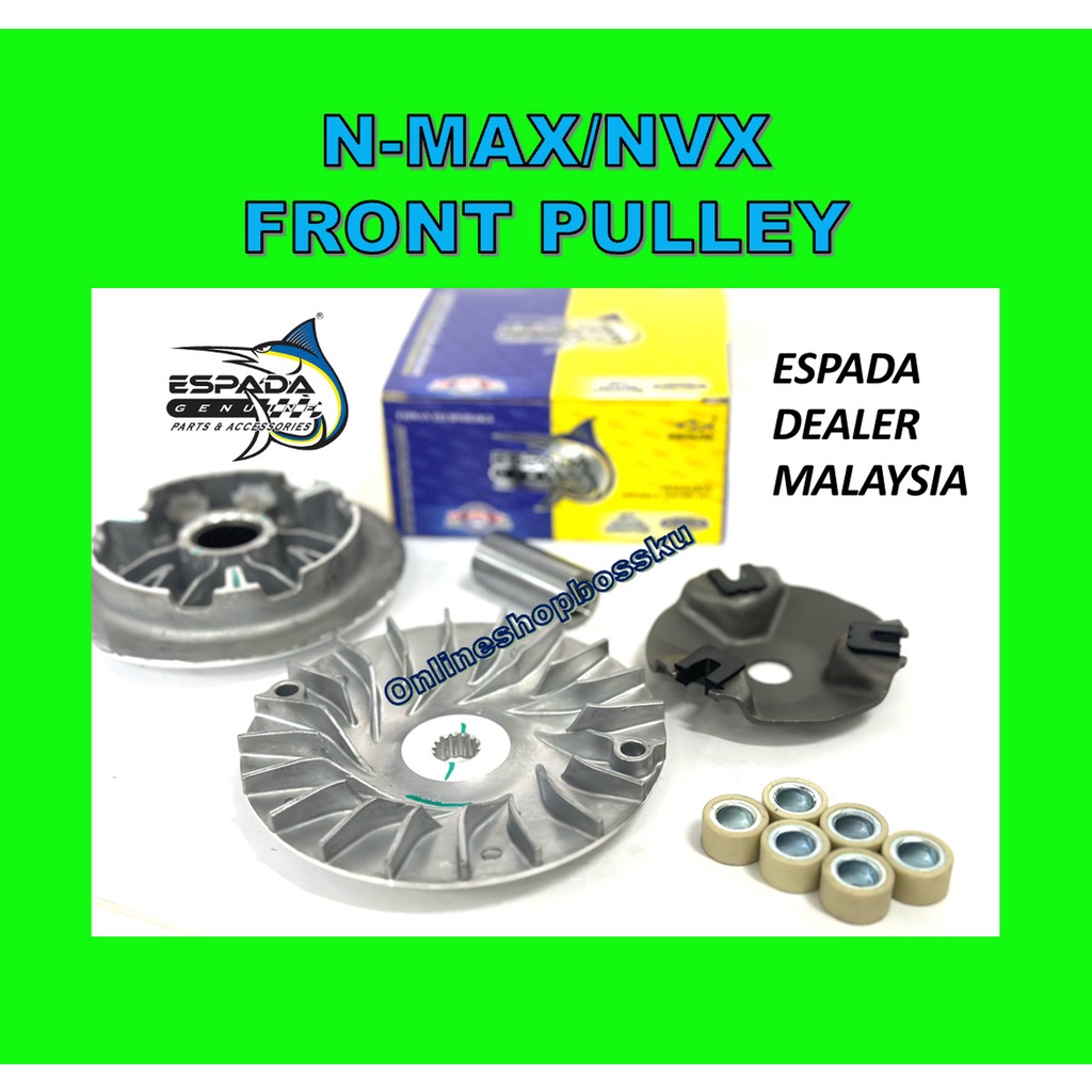 N-MAX FRONT PULLEY ASSY ESPADA NVX 155 FRONT PULLY SET NMAX FRONT ...