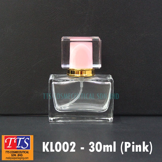 30ml Pink Cap Glass Spray Perfume Bottle / Botol Minyak Wangi / Botol ...