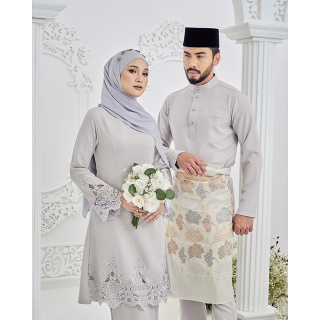 MYRAVALLYN QABUL SERIES INARA KURUNG / BAJU KURUNG / BAJU KURUNG NIKAH ...