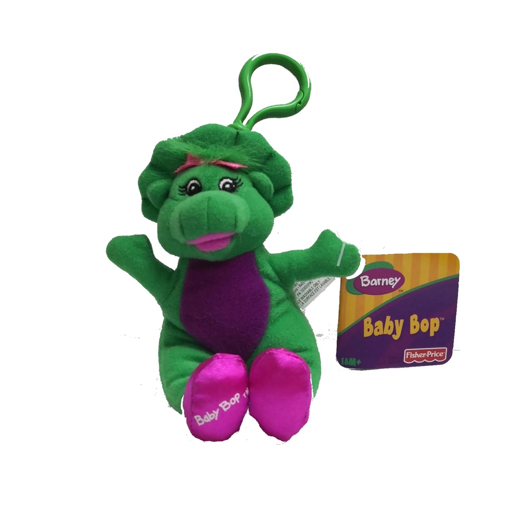 Mattel Fisher Price Plush Toys Barney Baby Bop(Hook Keychain)-[Ready ...