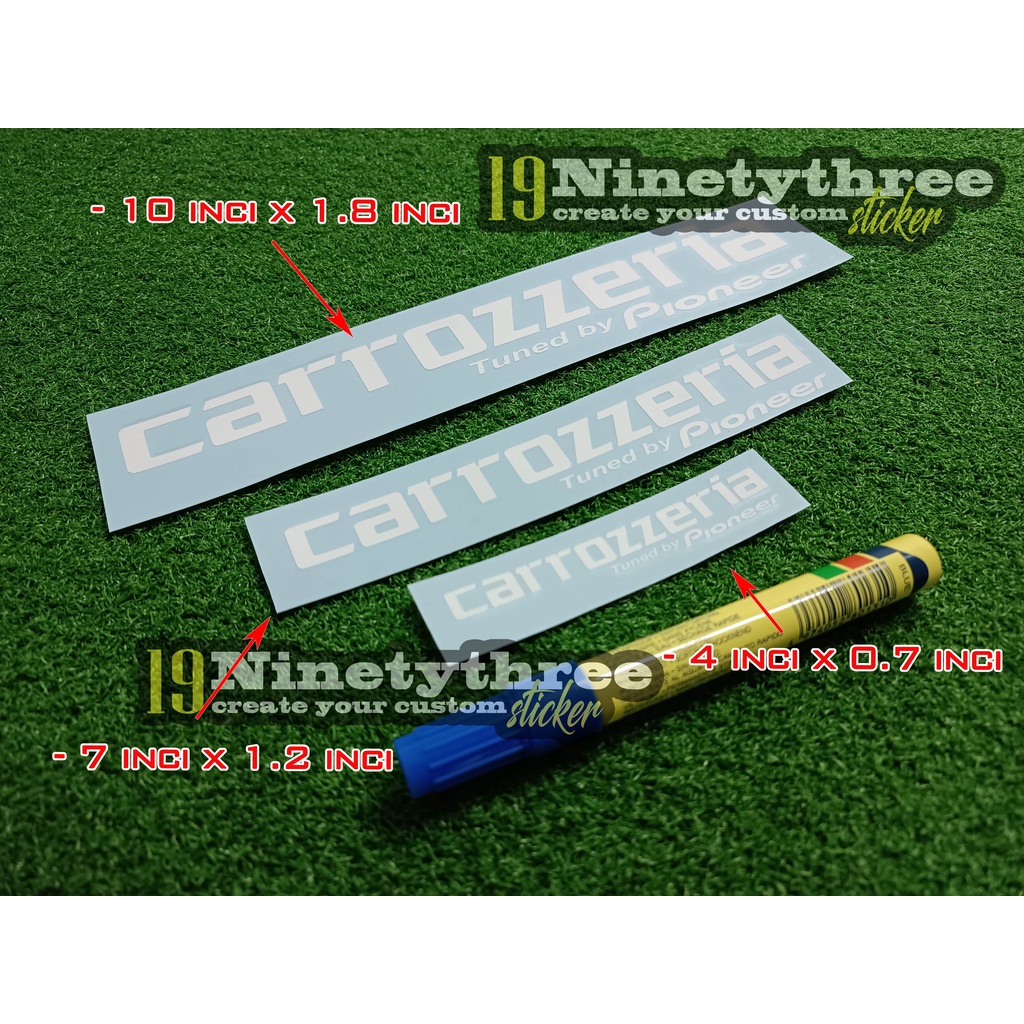 carr@zeria pi@neer sticker cutting | Shopee Malaysia