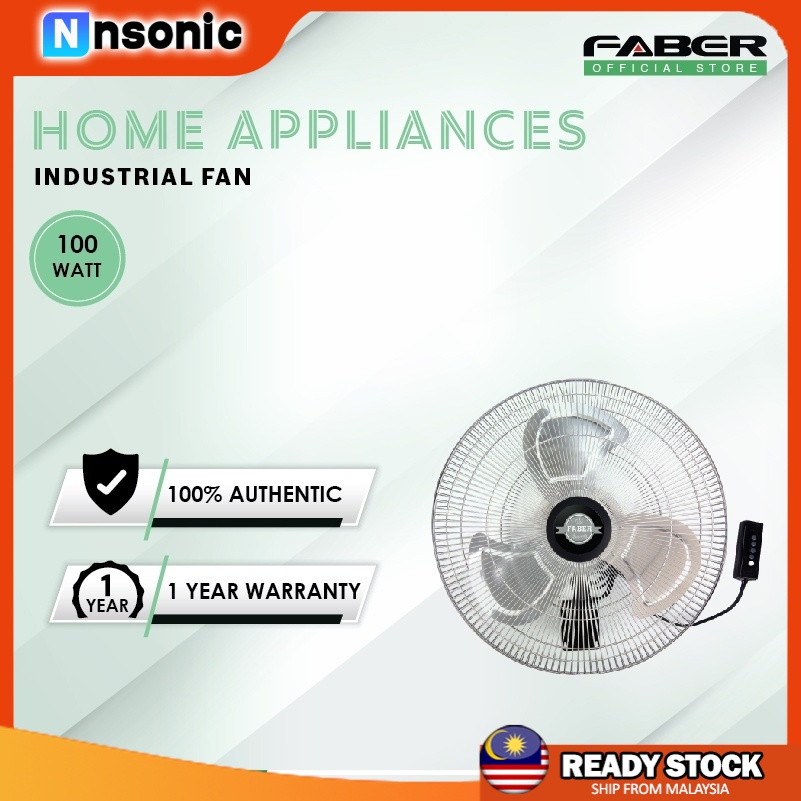 FABER 18" INDUSTRIAL WALL FAN FWF VENTOLA W18 | Shopee Malaysia