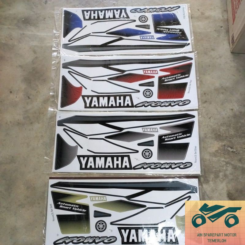Stiker sticker body stripe cover (3) yamaha nouvo nouvo s by ain | Shopee Malaysia