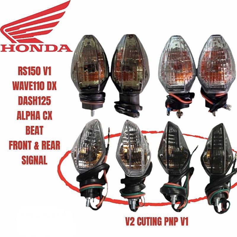 Signal RS150 W110 CX110 ALPHA DASH Light Smoke CX WAVE-110 RS150 Rs150R LAMP LAMPU REAR BELAKANG ...