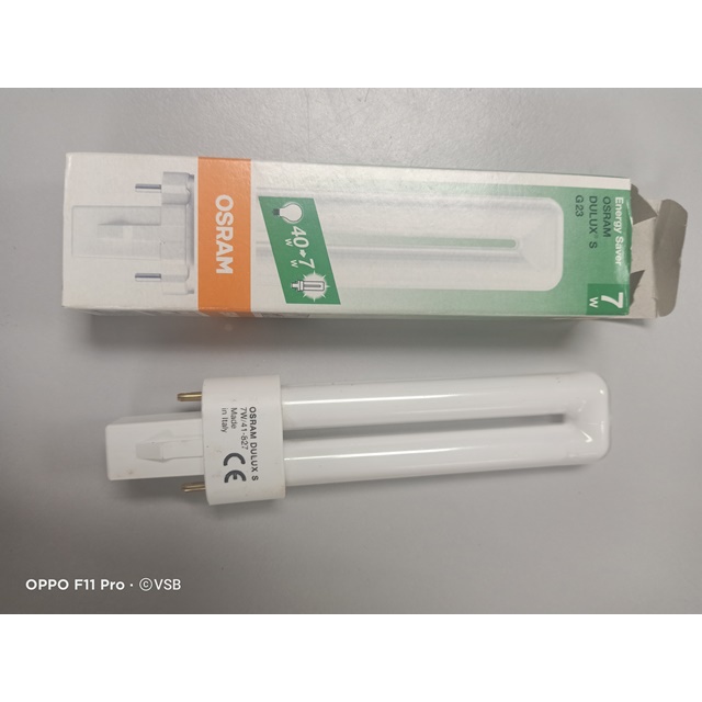 OSRAM DULUX G23 7W/41-827 ENERGY SAVING TUBE ( PACKING OF 100 PCS ...
