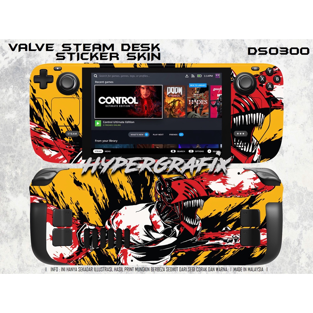 Steam Deck Sticker Skin 300 | Shopee Malaysia