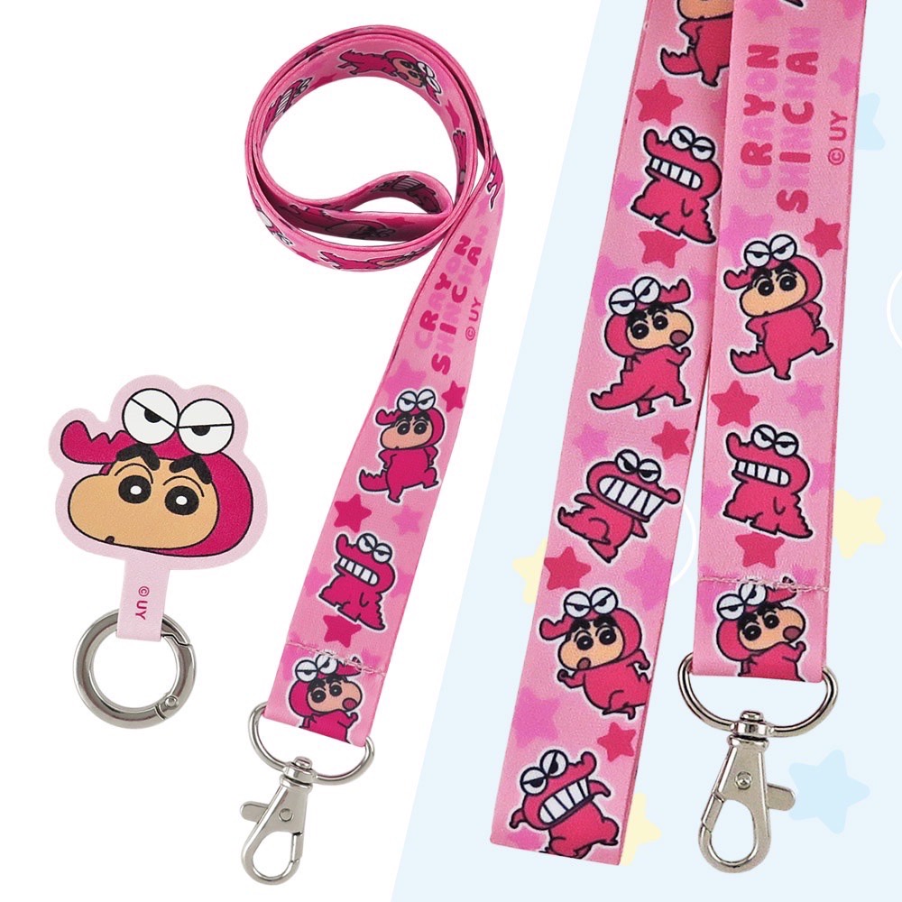 Crayon Shin-Chan Mobile Phone Clip Sling Set Strap Identification Card ...