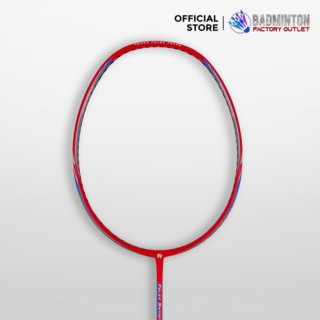 FELET Original Badminton Racket - Sword 1 (Red) 3UG1 Max Tension 35LBS ...