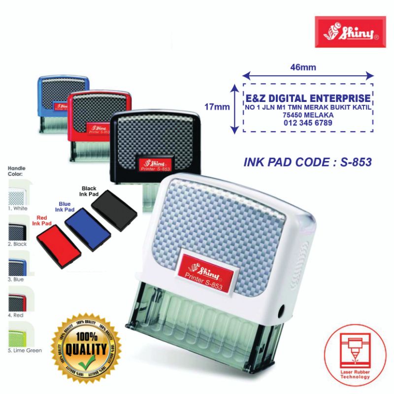 RUBBER STAMP / SELF-INKING STAMP / COP SYARIKAT / COP BANK/PERSONAL COP ...