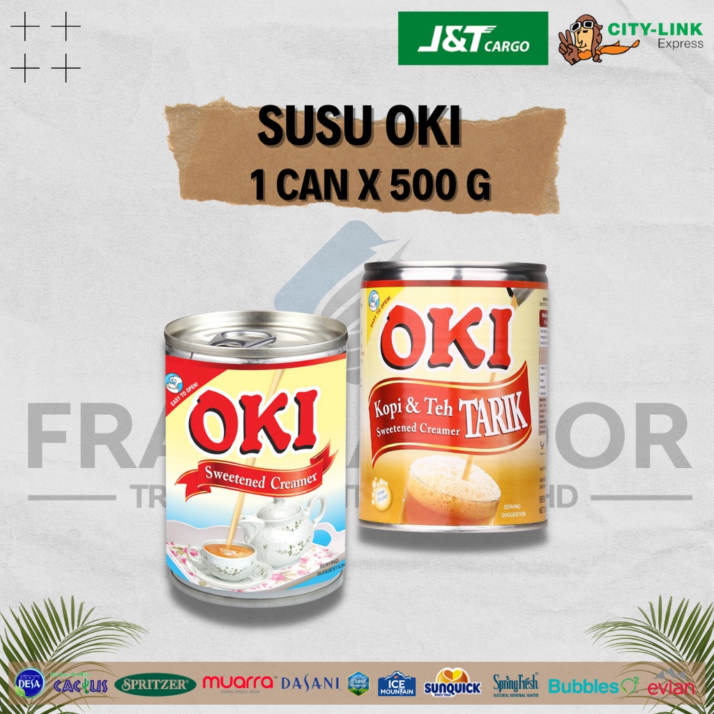 Susu Oki Sweetened Creamer Kopi And Teh Tarik Susu Pekat Manis 500g 500g With Fast Delivery To