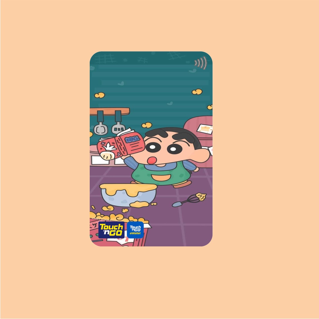 ( SHIN CHAN Series ) Touch n Go Card Sticker Cover TNG / MASTER / VISA / CREDIT/ DEBIT CARD ...