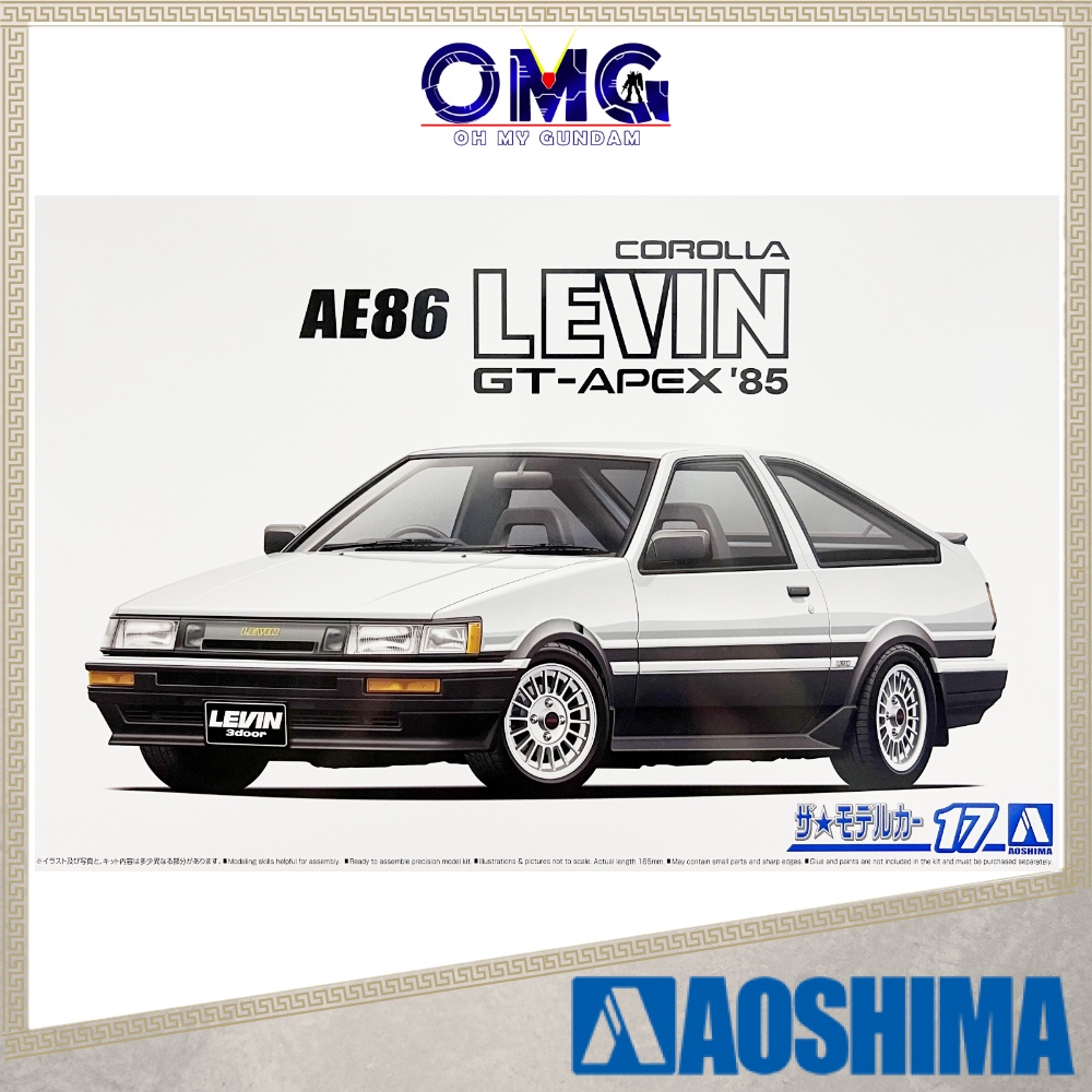 Aoshima 1/24 Toyota AE86 Corolla Levin GT-APEX 1985 No.17 06192 AE 86 ...