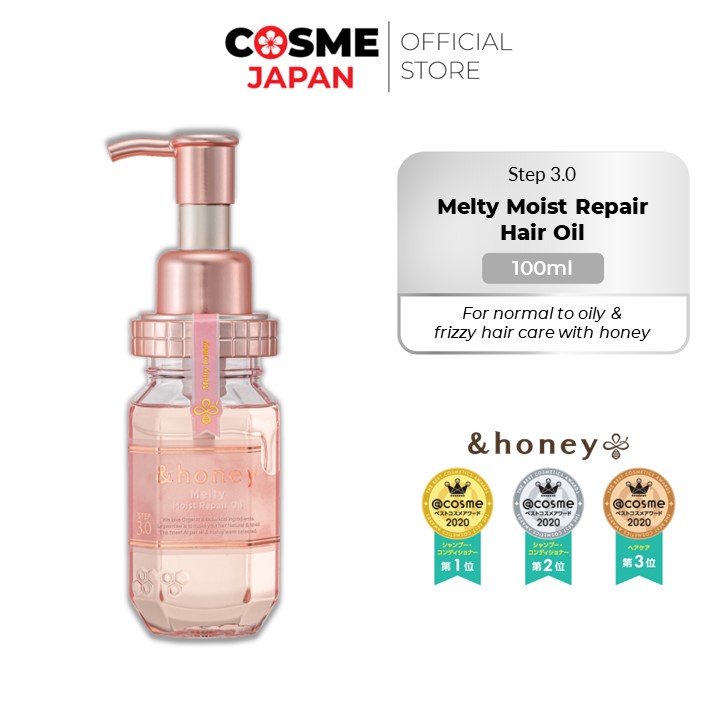 &honey Melty Moist Repair Hair Oil For Warped & Damage Hair (100ml) | Shopee Malaysia
