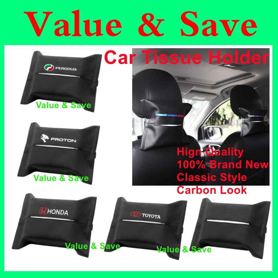 Perodua Proton Toyota Honda Car Leather Tissue Box Bandage Placement ...