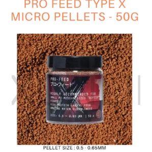PRO FEED Type X Micro Pellets - 50g | Shopee Malaysia