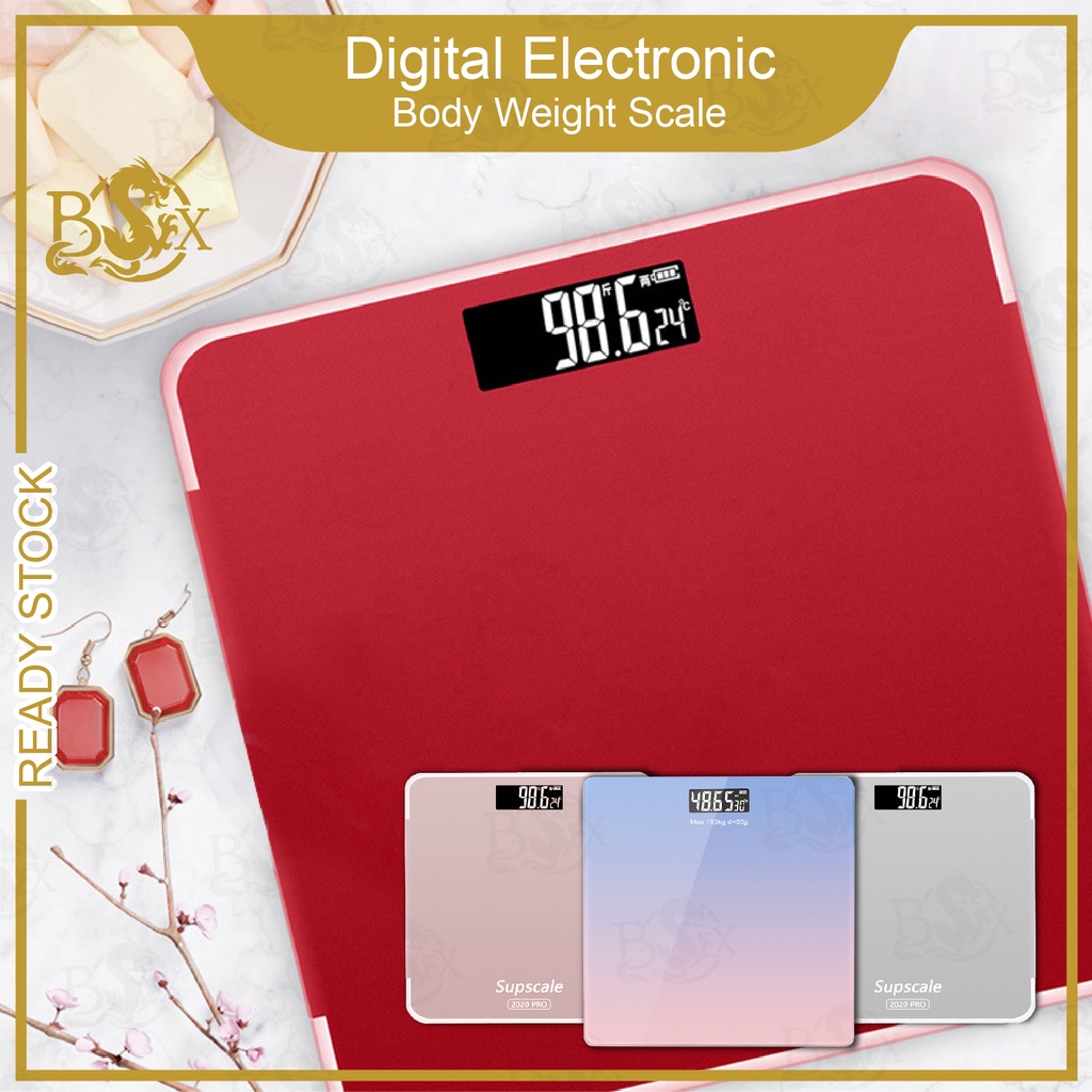 Supscale Digital Body Weight Scale Electronic Bathroom Weighing Glass ...
