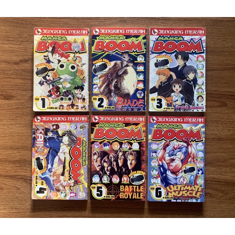 Komik Boom 1-6 Fullset | Shopee Malaysia