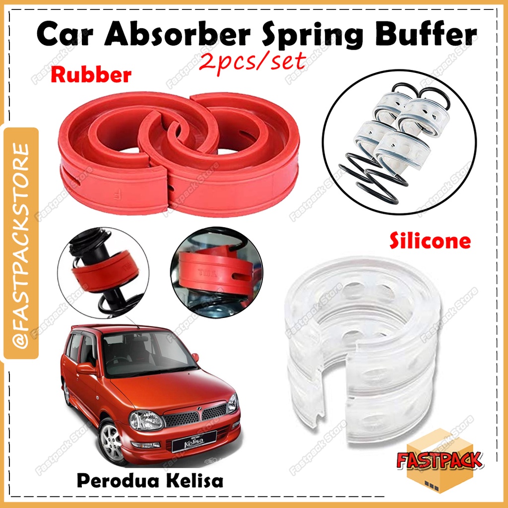 For Perodua Kelisa Car Absorber Spring Buffer Suspension AMT Front Rear ...