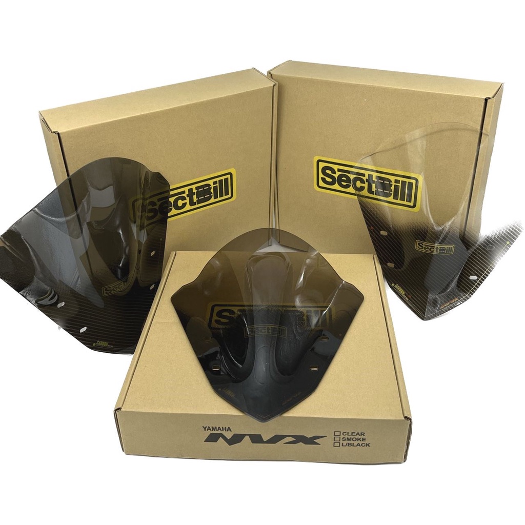 SECTBILL VISOR WINDSHIELD YAMAHA NVX V1/V2 100% (ORIGINAL) | Shopee ...