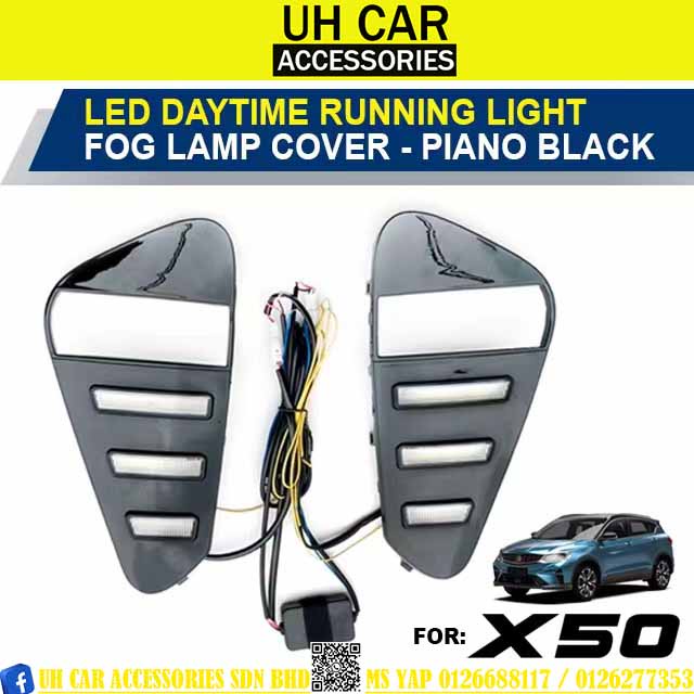 PROTON X50 FRONT LED DAYLIGHT DRL LIGHT LIGHTS LAMP | Shopee Malaysia
