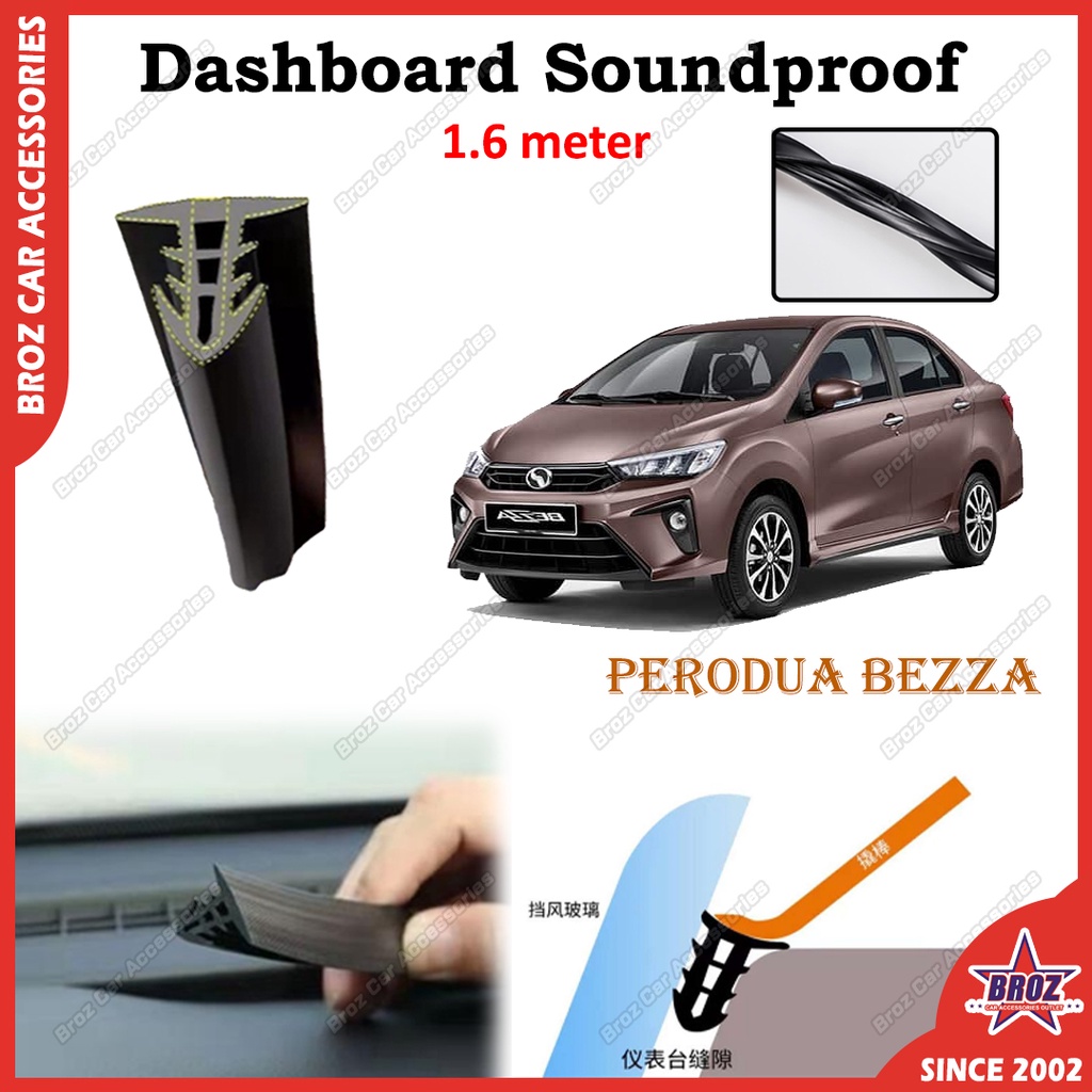 For PERODUA BEZZA T Shape Scheme Silence Car Soundproof Dashboard Sound ...