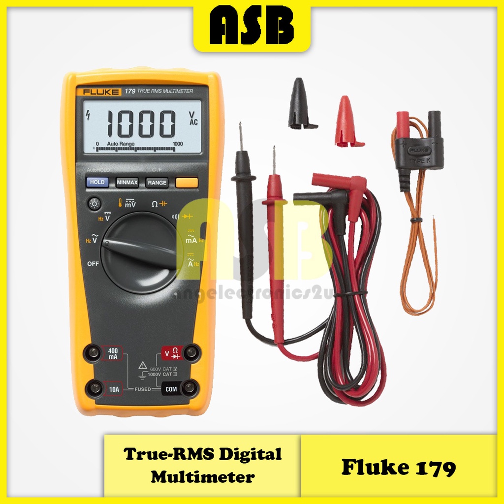 (1pc) Fluke 179 True-RMS Digital Multimeter ( 362005008 ) | Shopee Malaysia