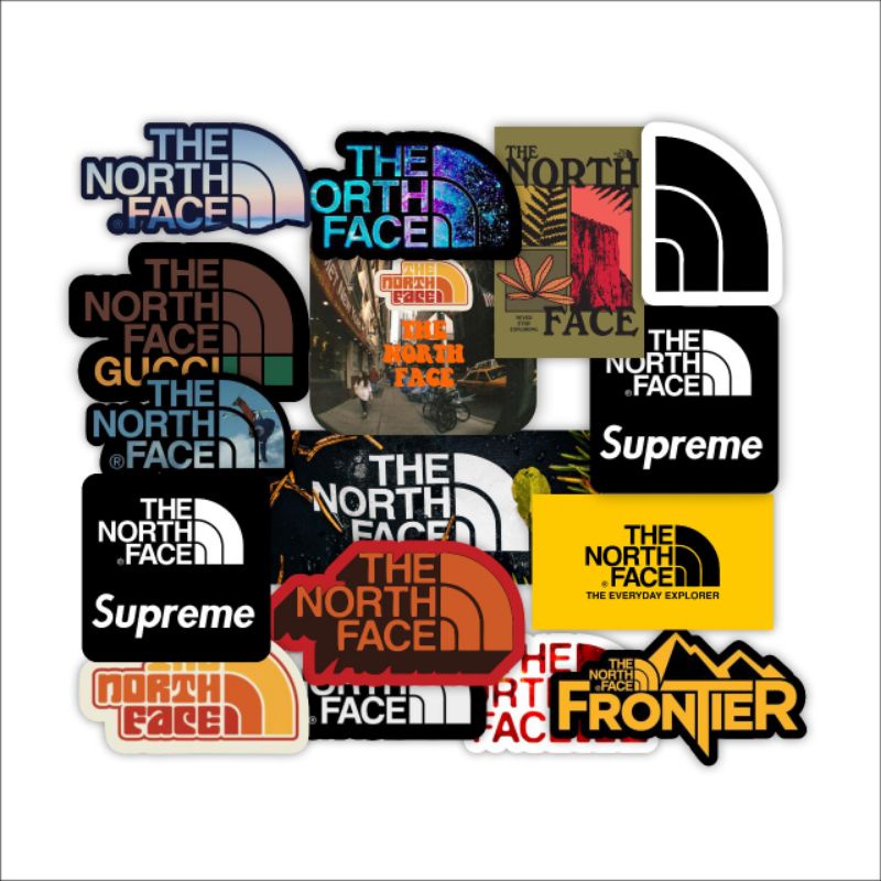 Sticker Package 15PCS THE NORTH FACE GRAFTAC Material Waterproof HIGH ...