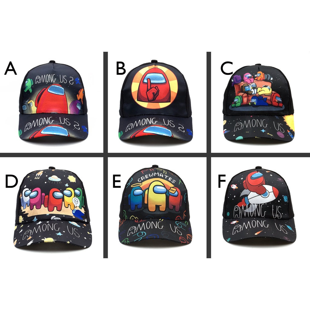 Among Us Baseball Cap (Kids Size/ Saiz Kanak2) | Shopee Malaysia