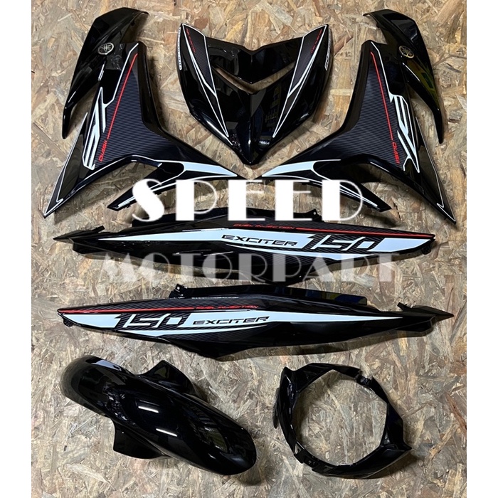 COVER SET Y15ZR V1 V2 RC EXCITER YELLOW /BLACK / WHITE PREMIUM COVERSET BODYSET Y15ZR Y15 YSUKU ...