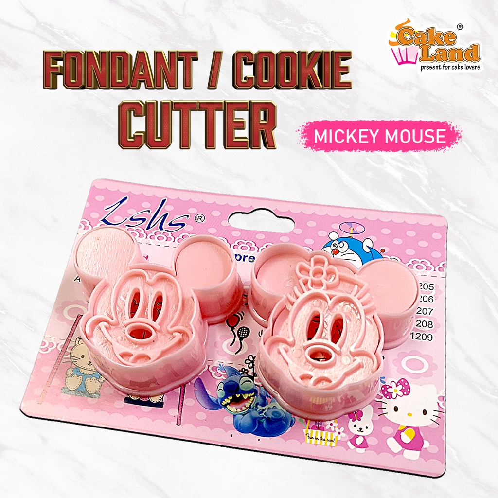CAKE LAND Fondant Cookie Cutter - Mickey Mouse | Shopee Malaysia
