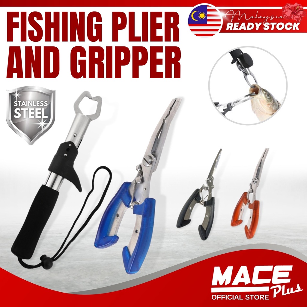 16cm Stainless Steel Fish Fishing Plier and BL-039 Fish Gripper Max ...
