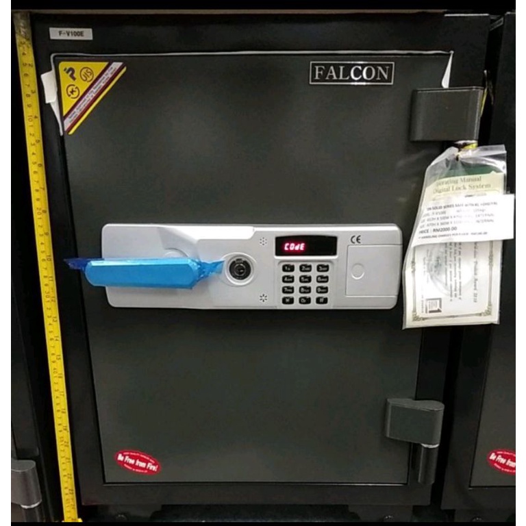 safe Box falcon solid safe V100E digital lockFalcon Safe V100E Fire Resistant | Shopee Malaysia