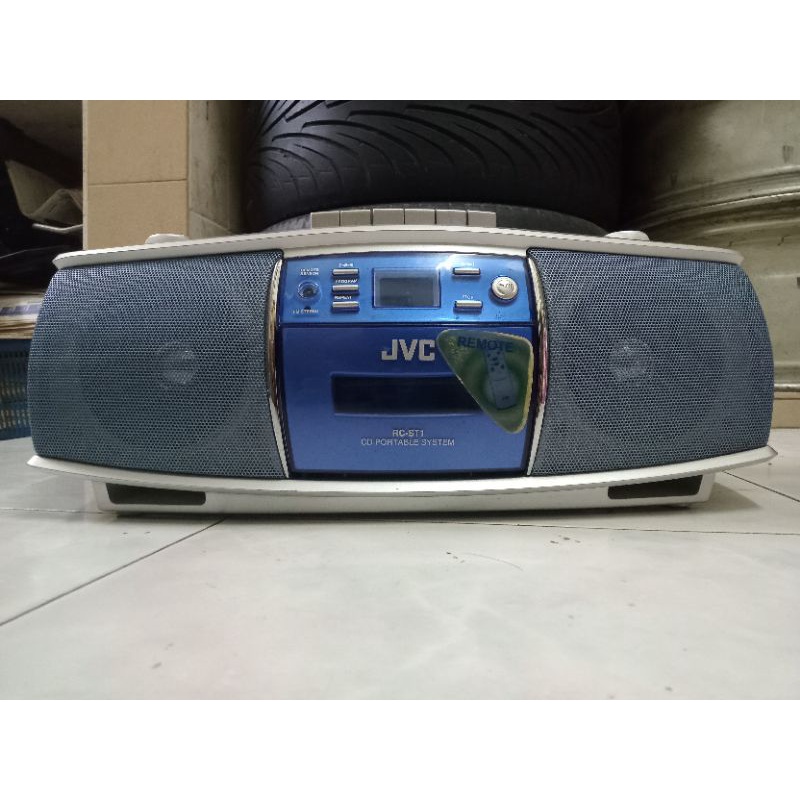 JVC RC-ST1SL CD RADIO CASSETTE PLAYER CAN USE | Shopee Malaysia
