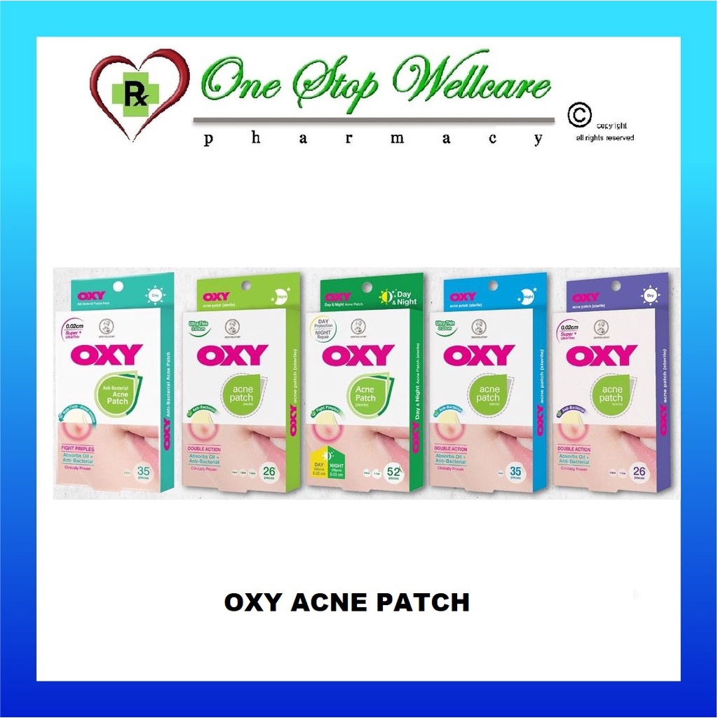 OXY ACNE PATCH (STERILE) ULTRA THIN 0.03CM NIGHT 26'S/35'S/ SUPER ULTRA ...