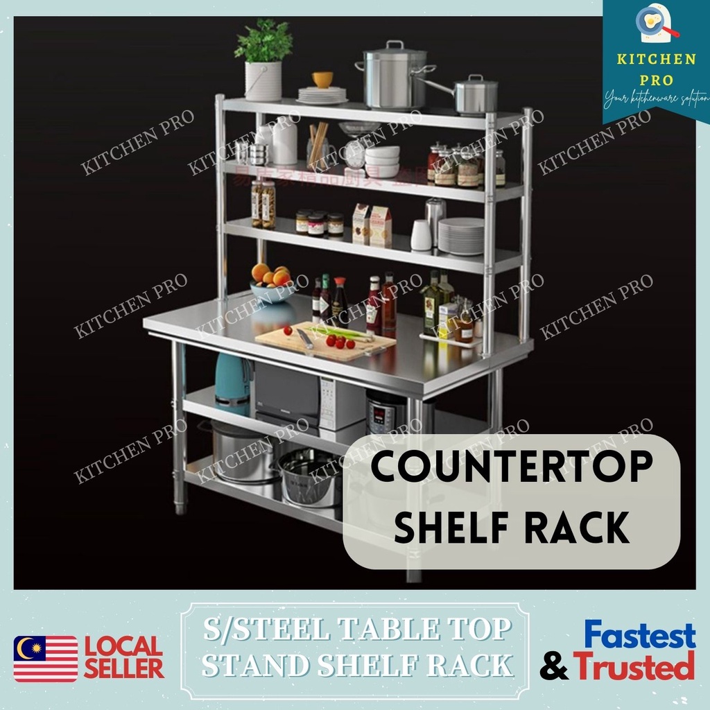 𝐊𝐈𝐓𝐂𝐇𝐄𝐍 𝐏𝐑𝐎 | High Quality Stainless Steel Stand Shelf With Double Or ...