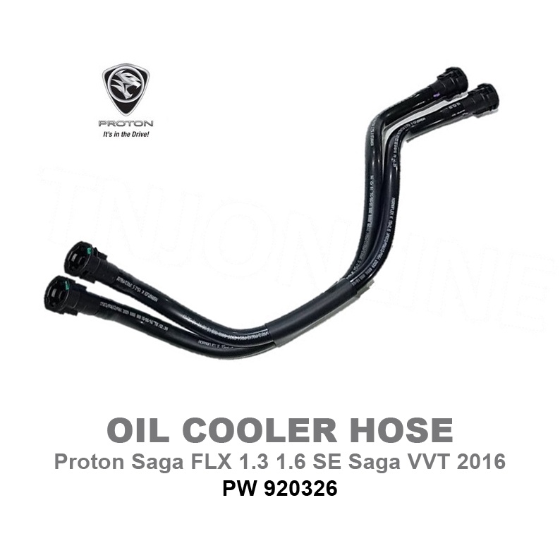 Original Proton [PW920326] CVT Oil Cooler Hose (1 pair) - Proton Saga ...