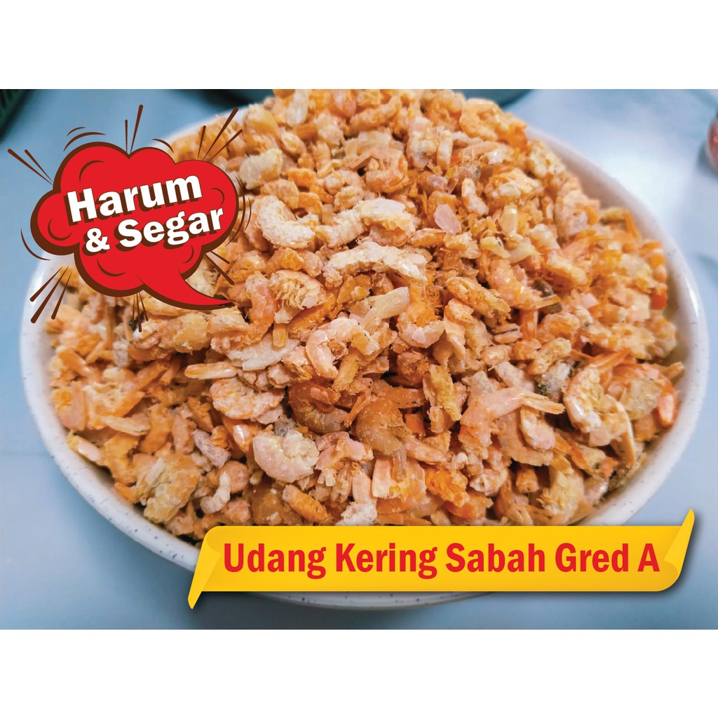 Udang Kering Sabah - Dried Shrimp Sabah Gred AAA berkualiti tinggi ...