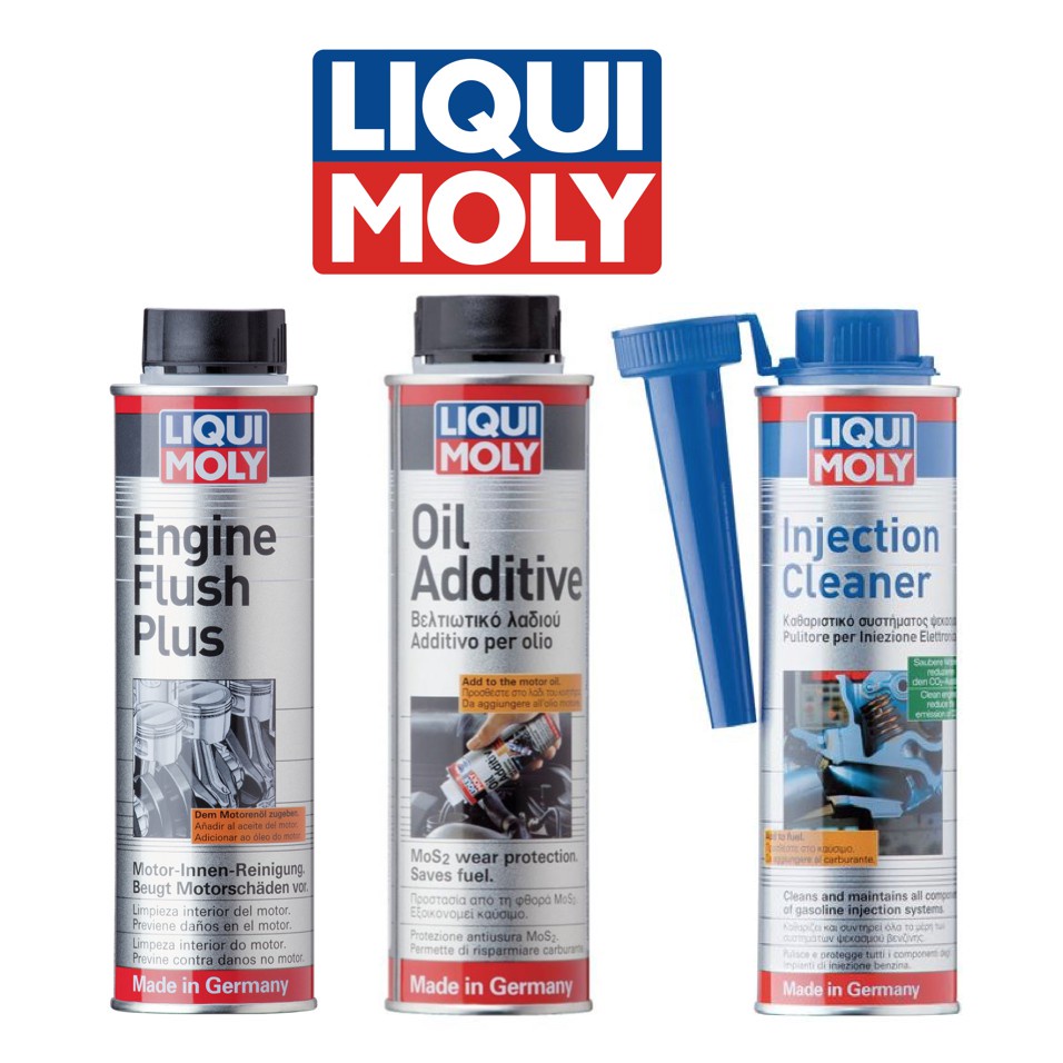 Liqui Moly Oil Additives ENGINE TREATMENT OIL ADDITIVE/ ENGINE FLUSH/ FUEL INJECTION CLEANER ...