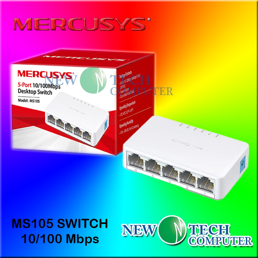 Mercusys MS105G 5 PORT / MS108G PORT GIGABIT 10/100/1000Mbps Desktop ...