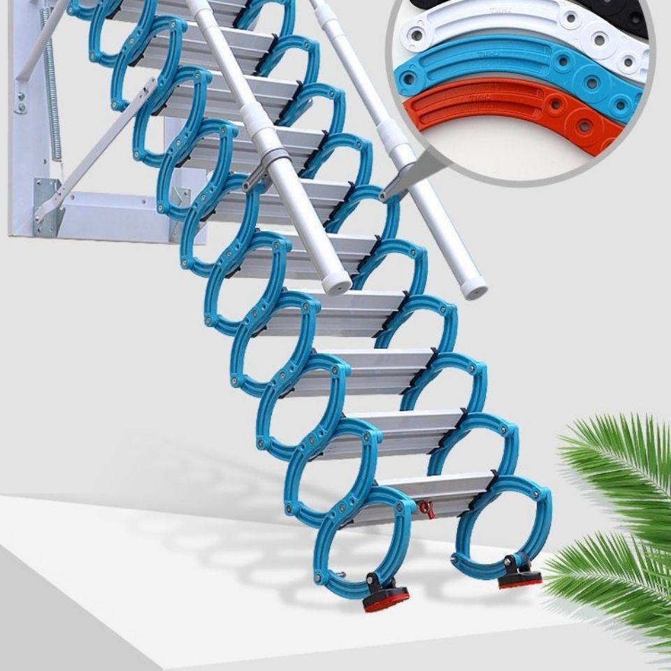 Wall Hanging Retractable Staircase Retractable Home Folding Villa ...